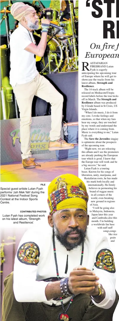 Lutan Fyah steps into 2025 with ‘STRENGTH AND RESILIENCE’ - PressReader
