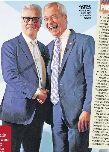 Farage’s man eyes NHS fees for Scots patients - PressReader