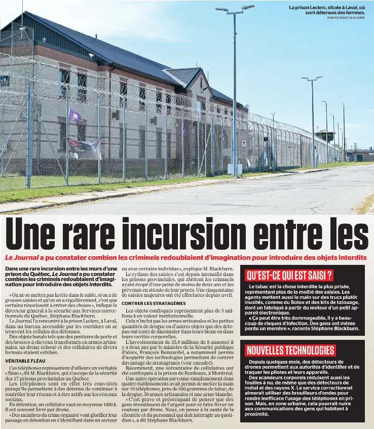 Une rare incursion entre lesmurs d’une prison - PressReader
