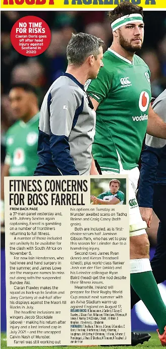 FITNESS CONCERNS FOR BOSS FARRELL - PressReader