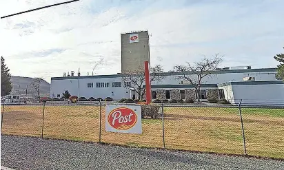 Post closing longtime Sparks cereal manufactur­ing plant - PressReader