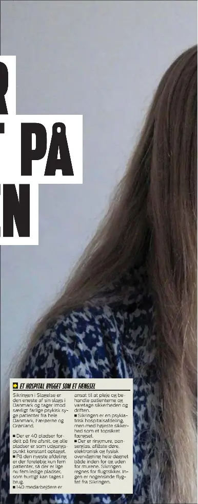 REALITYDEL­TAGER ANBRAGT PÅ SIKRINGEN - PressReader