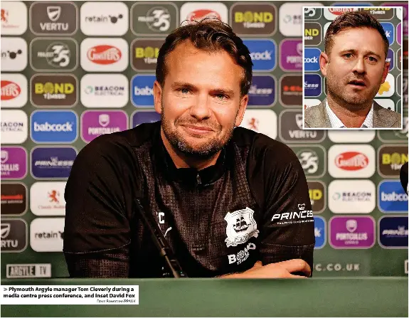 Tom Cleverley on his good relationsh­ip with David Fox - PressReader