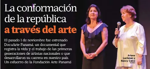 ‘Docuarte Panamá’, el arte que nos conformó como nación - PressReader