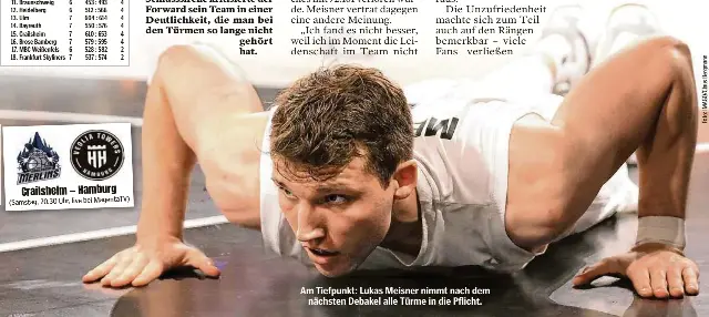 Meisner zählt die Towers an - PressReader