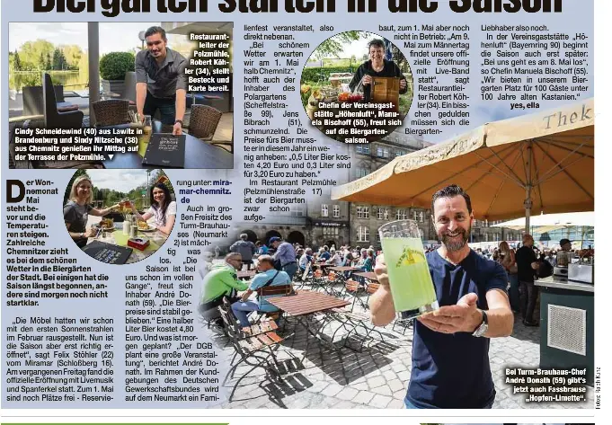Heraus zum 1. Mai! Chemnitzer Biergärten starten in die Saison ...