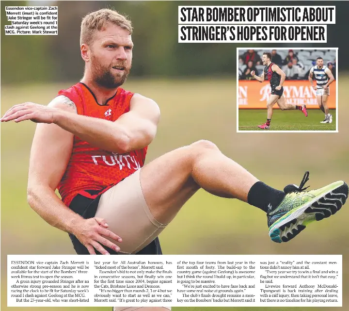 STAR BOMBER OPTIMISTIC ABOUT STRINGER’S HOPES FOR OPENER - PressReader