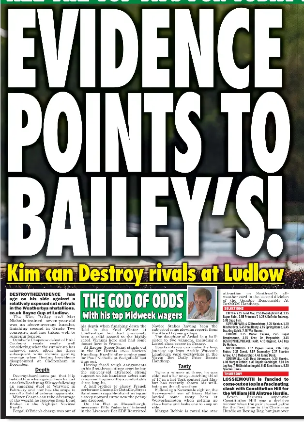 EVIDENCE POINTS TO BAILEY’S! - PressReader
