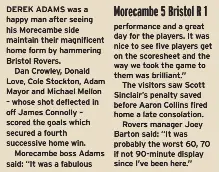 Morecambe 5 Bristol R 1 - PressReader