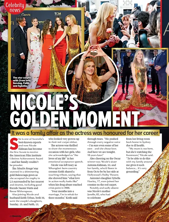 NICOLE’S GOLDEN MOMENT - PressReader