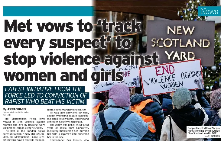 Met vows to ‘track every suspect’ to stop violence against women and girls - PressReader