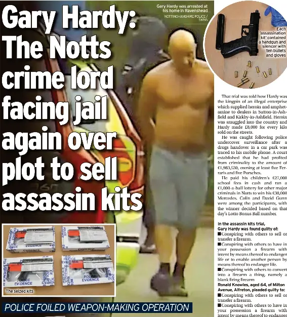 Gary Hardy: The Notts crime lord facing jail again over plot to sell ...