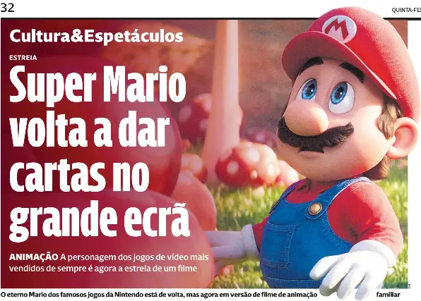 Super Mario volta a dar cartas no grande ecrã - PressReader