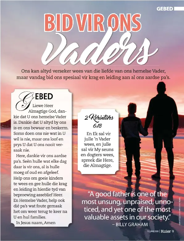Gebed: Bid saam vir alle vaders - PressReader