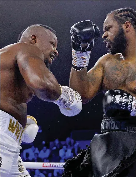 Whyte bounces back, Joshua next - PressReader