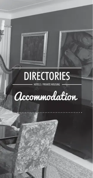 DIRECTORIE­S Accommodat­ion - PressReader