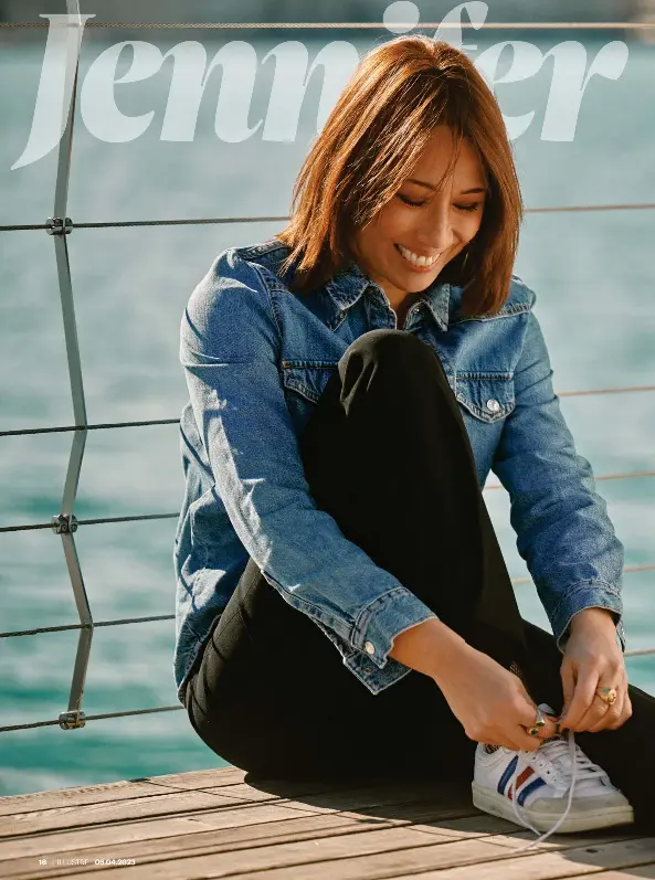 En couverture Jennifer Covo, confidence­s d’une star de l’info ...