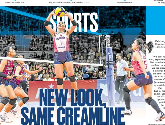 NEW LOOK, SAME CREAMLINE - PressReader