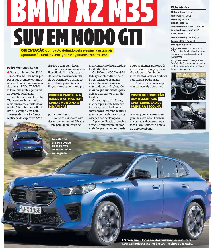 BMW X2 M35 SUV EM MODO GTI - PressReader