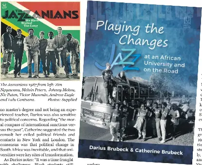 KZN’S jazz pioneers riff on resistance and freedom’s form - PressReader