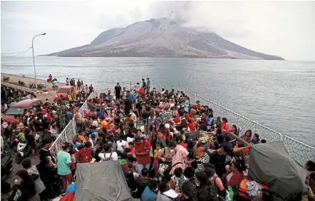 Evacuation continues following Mt Ruang’s eruption - PressReader