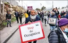 Israel freezes Palestinia­n evictions in east Jerusalem - PressReader