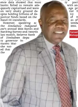 Zimbabwe’s banking sector ‘cautiously optimistic’ in 2025 - PressReader