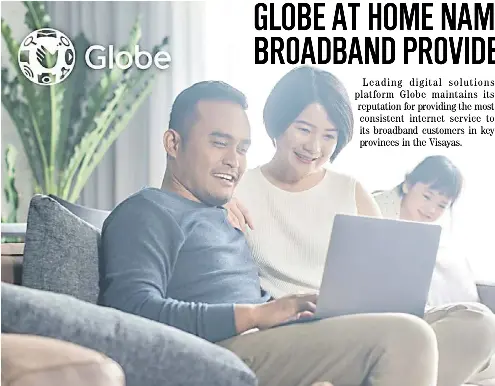 GLOBE AT HOME NAMED MOST CONSISTENT BROADBAND PROVIDER IN KEY VISAYAS ...