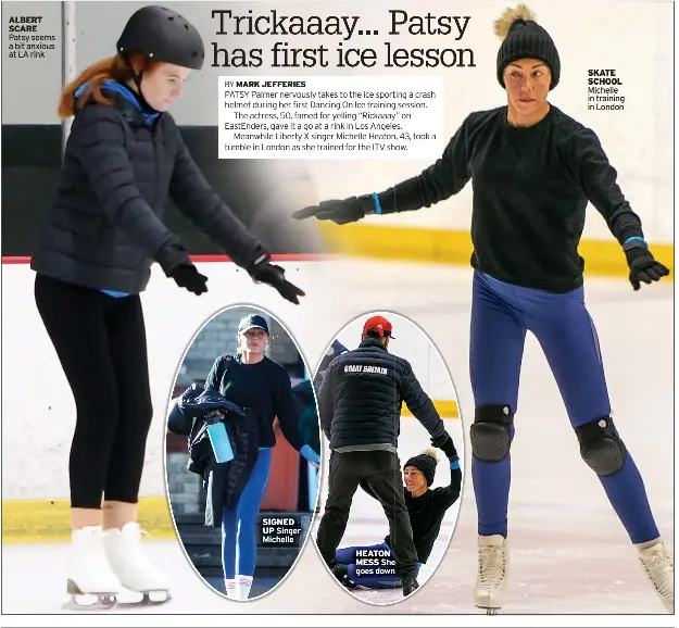 Trickaaay... Patsy has first ice lesson - PressReader