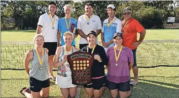 Congrats, district tennis aces - PressReader