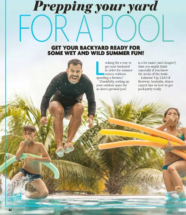 Prepping your yard FOR A POOL - PressReader
