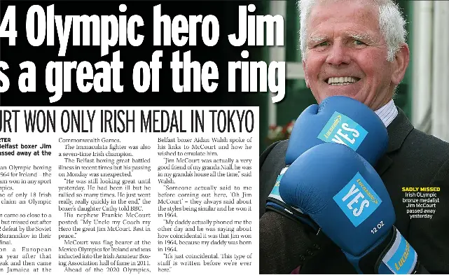 1964 Olympic hero Jim was a great of the ring - PressReader