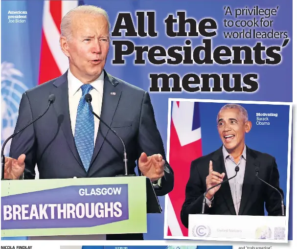 All the Presidents’ menus - PressReader