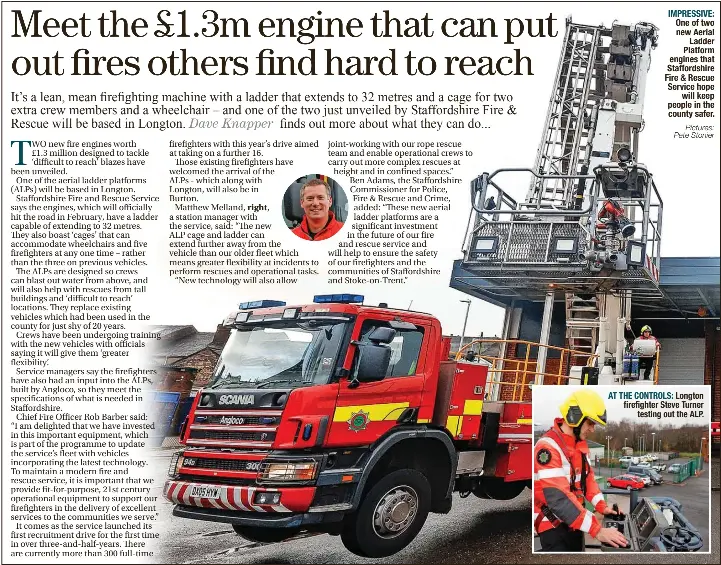 Meet the £1.3m engine that can put out fires others find hard to reach ...