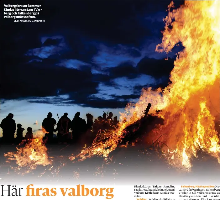 Här firas valborg i Varberg och Falkenberg - PressReader