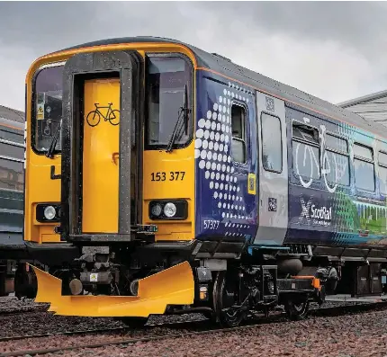 ScotRail picks up the pace on 'active travel’ Class 153s - PressReader