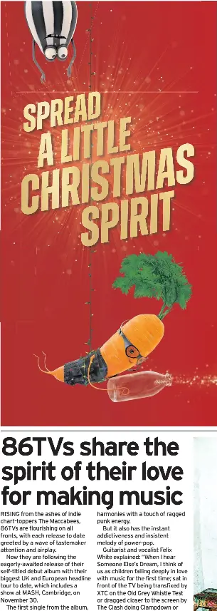 86TVs share the spirit of their love for making music - PressReader