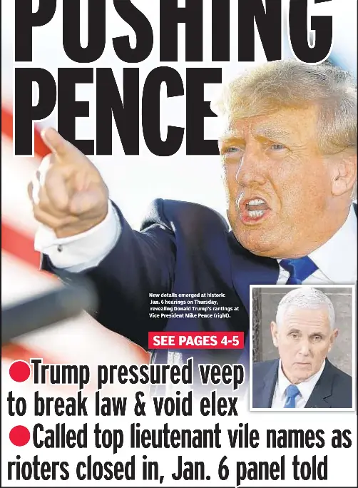 PUSHING PENCE - PressReader