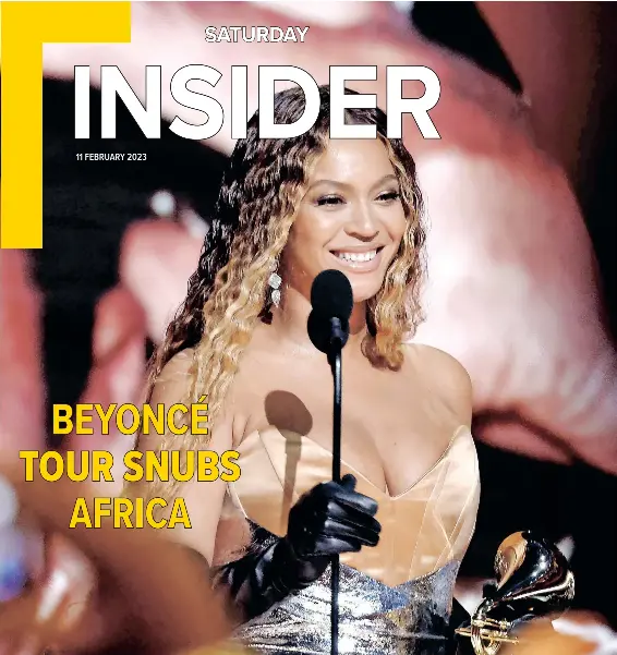 BEYONCÉ TOUR SNUBS AFRICA - PressReader