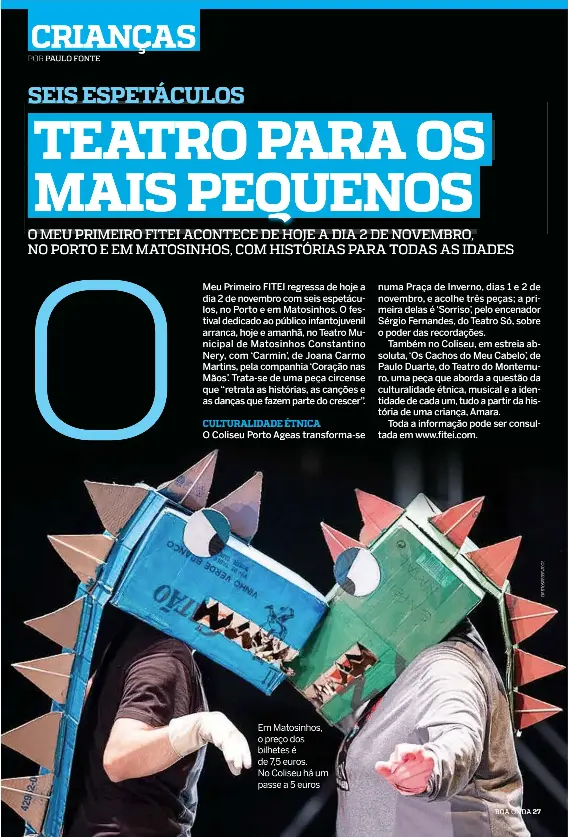 TEATRO PARA OS MAIS PEQUENOS - PressReader