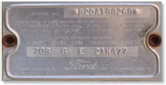 1950-1980 Ford Serial Numbers - PressReader
