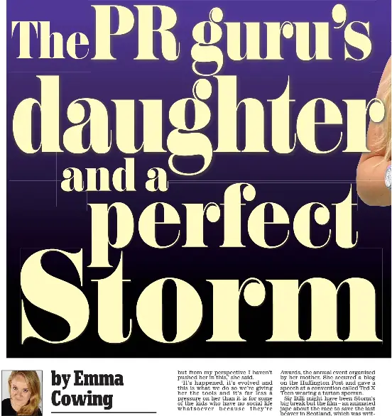 The PR guru’s daughter and perfect a Storm - PressReader