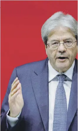 Gentiloni smaschera Conte «Non negoziò i soldi del Pnrr A decidere fu un algoritmo» - PressReader