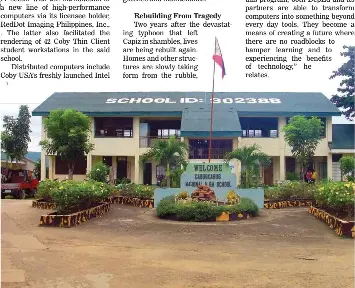 DepEd Implements Computeriz­ation Program to Roxas School with Coby USA ...