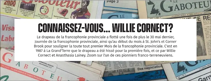 Connaissez-vous... Willie Cornect? - PressReader