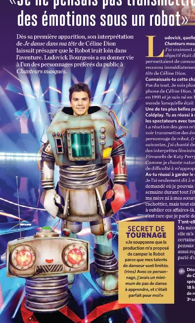 «Je ne pensais pas transmettr­e des émotions sous un robot» - PressReader