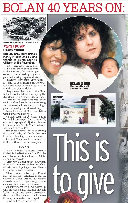 This is Marc’s real legacy.. to give child soldiers hope - PressReader