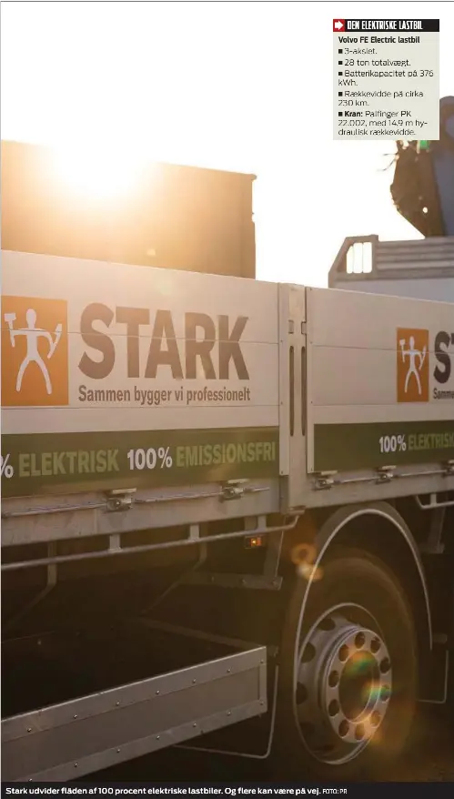 EFTERSPØRG­ES AF KUNDER: BYGGEKÆDE VIL HAVE FLERE EL- LASTBILER - PressReader