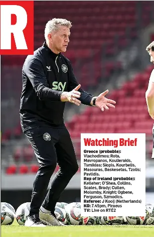 ‘We expect Ireland to be hard and physical’ - PressReader