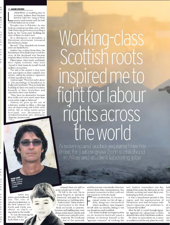 Working-class Scottish roots inspired me to fight for labour rights ...